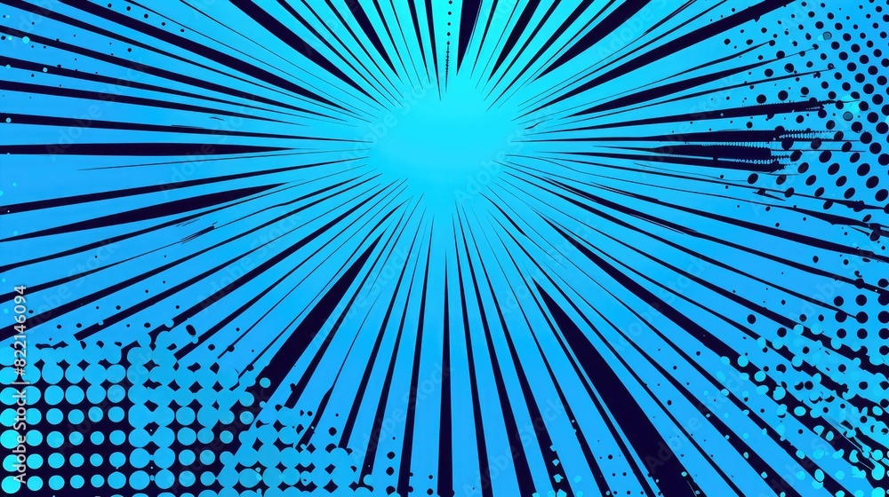 Blue comic book background vintage pop art superhero background for ...