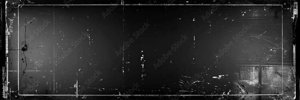 Black and white film negative texture background with dust, scratches ...