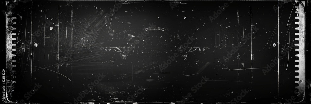 Black and white film negative texture background with dust, scratches ...