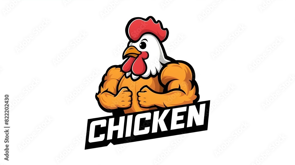 Fighting Rooster Sports Character Vector Illustration Stock ...