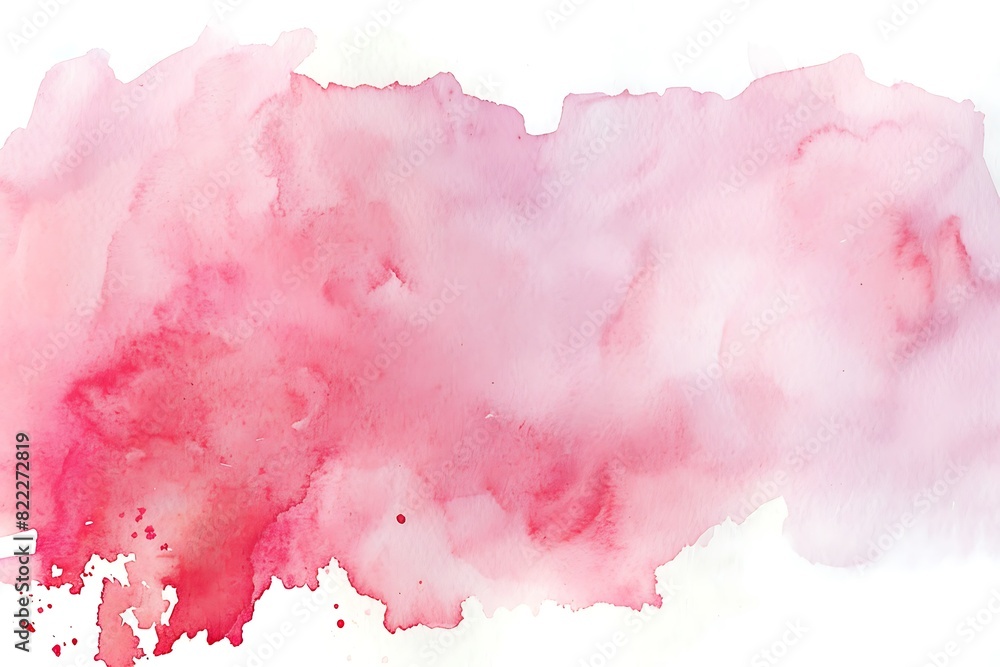 Abstract pink watercolor water splash on a white background Stock ...