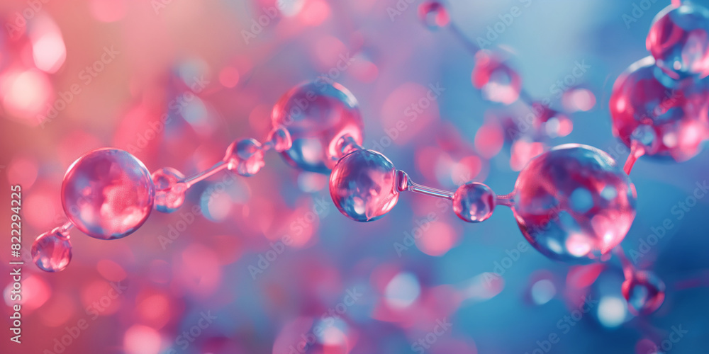 Chemical structure of carbon, centered on a light pink and blue ...