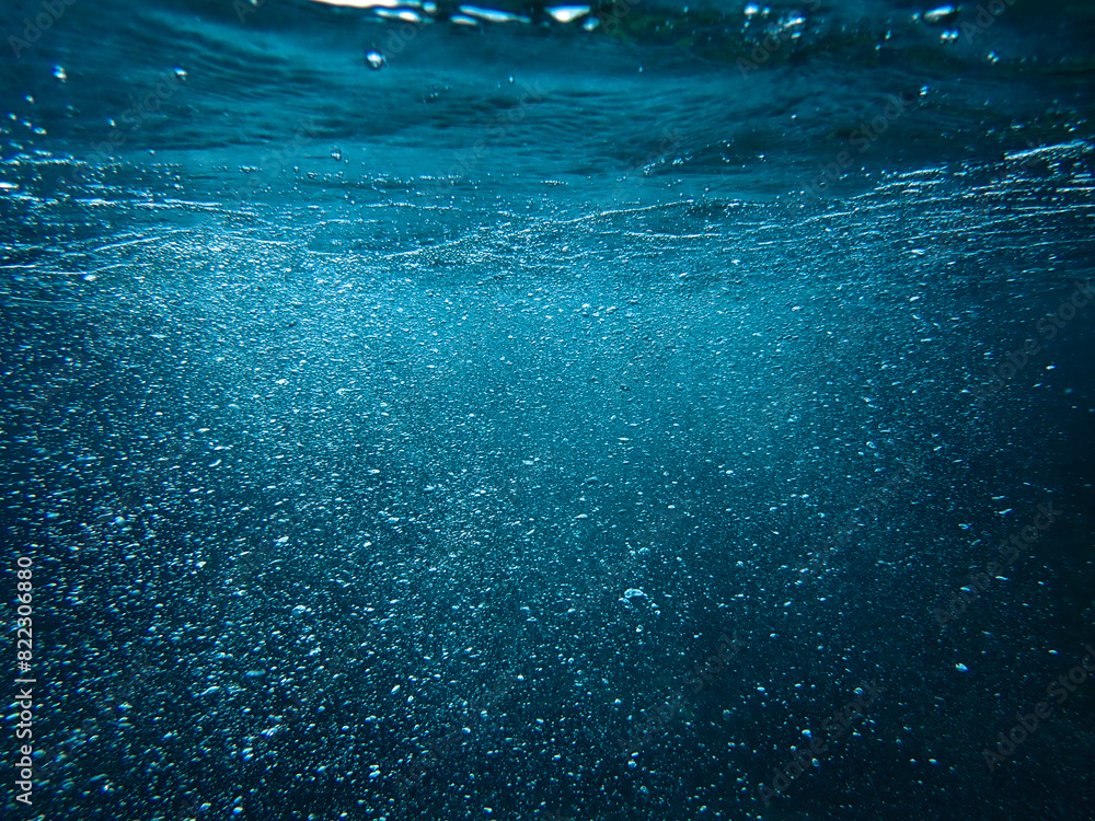 bubbles, bubbles undersea, undersea, green water, underwater, crystal ...