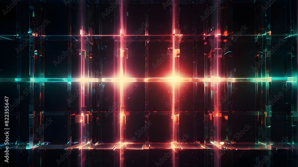 Integrate Futuristic Elements Such As Holographic Grids Circuit Patterns Or Glowing Orbs