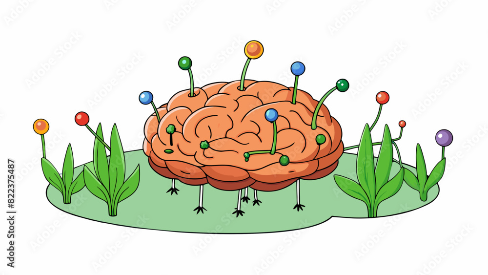 A garden The brain is often described as a garden with the neurons ...