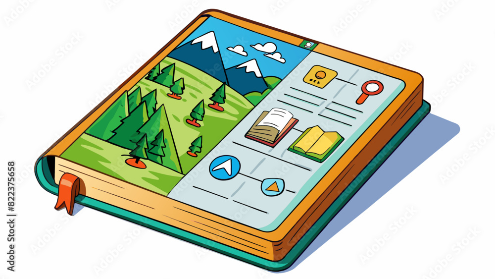 A helpful guidebook with colorful illustrations and clear concise ...