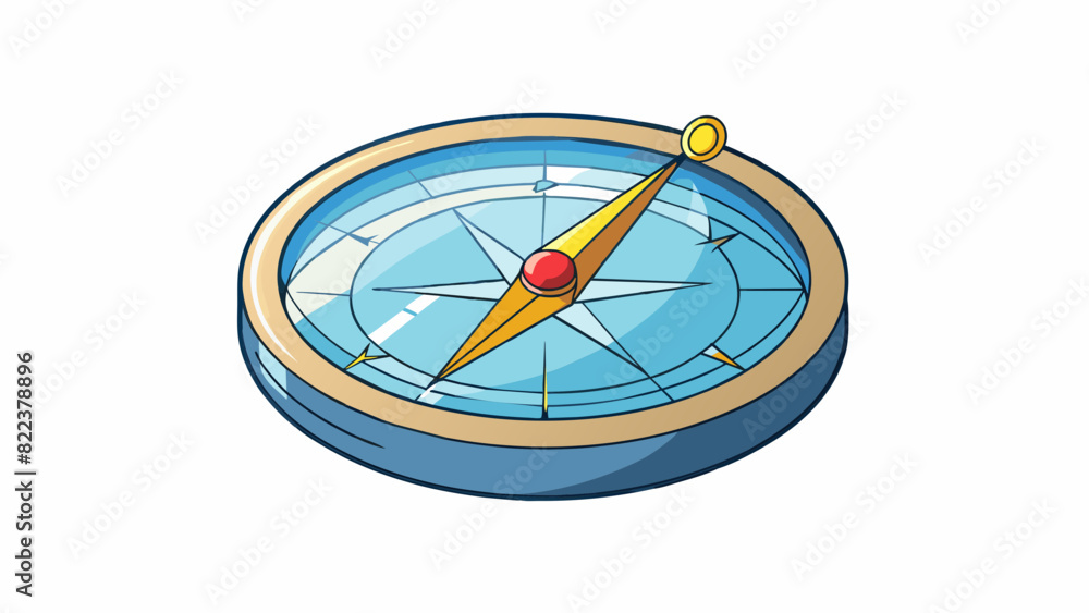 The compass needle points steadfastly towards the north a slender arrow ...