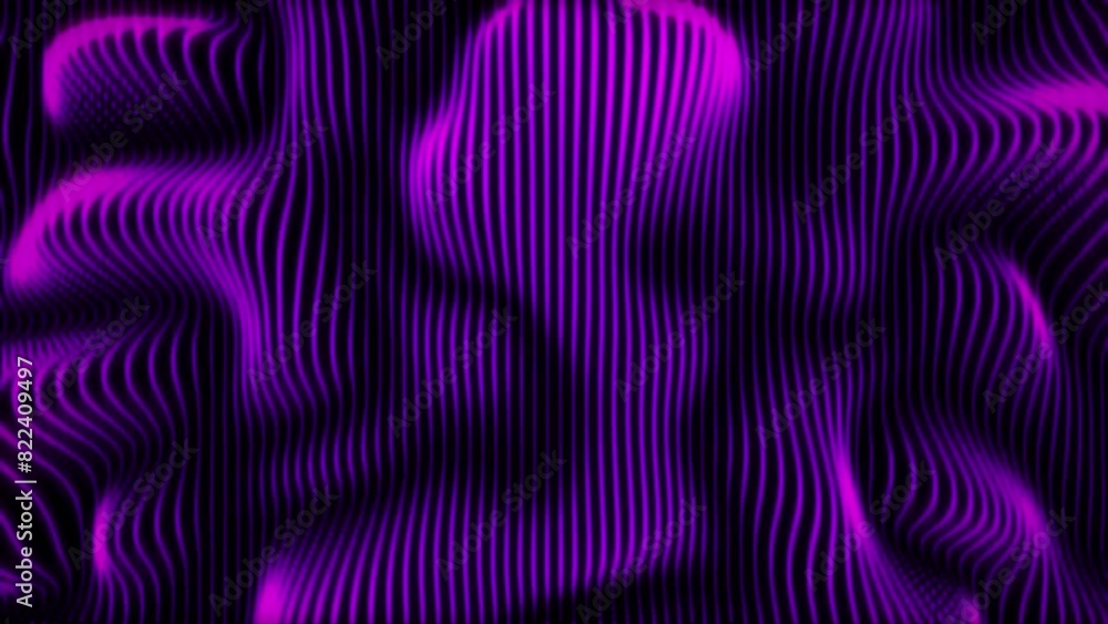 Seamless ripple slow code digital lines data background loop. Looped ...