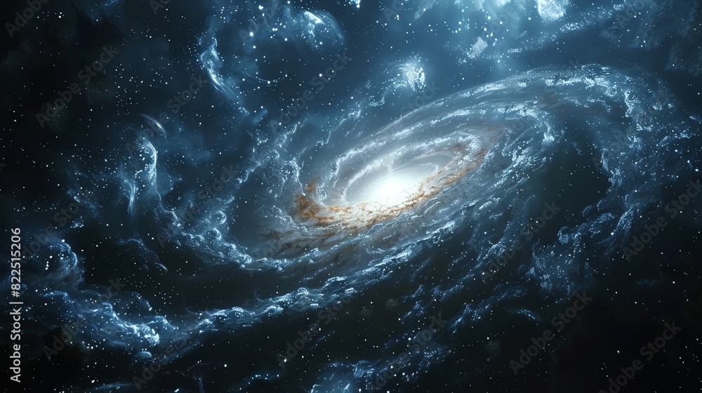 Animated gif of a rotating galaxy Stock Illustration | Adobe Stock