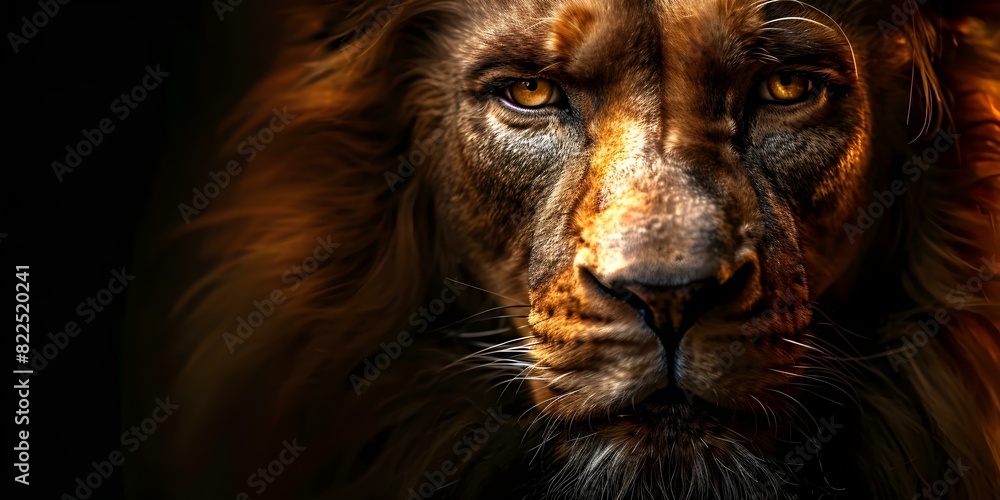 The Lion of Judah: Symbolic Representation of Jesus Christ. Concept ...