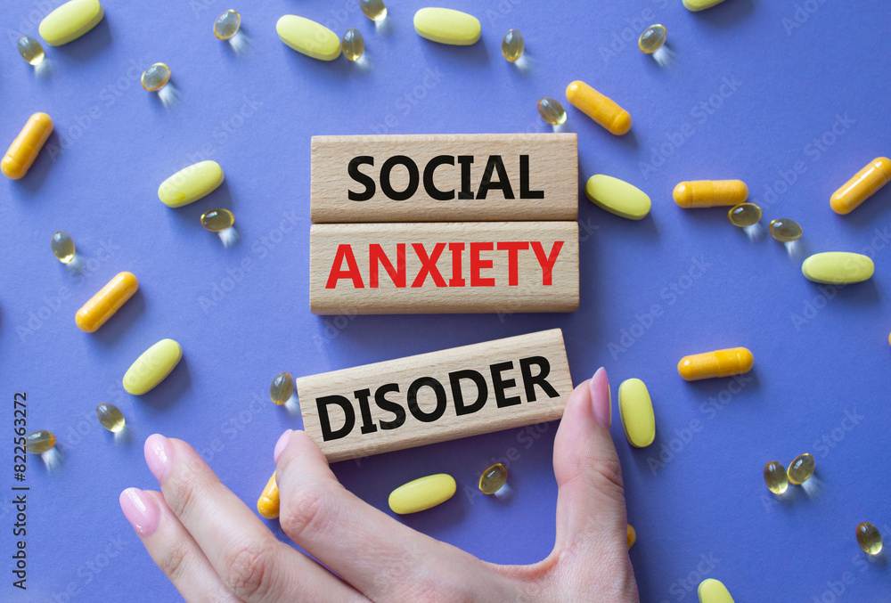Social Anxiety Disorder symbol. Concept words Social Anxiety Disorder ...