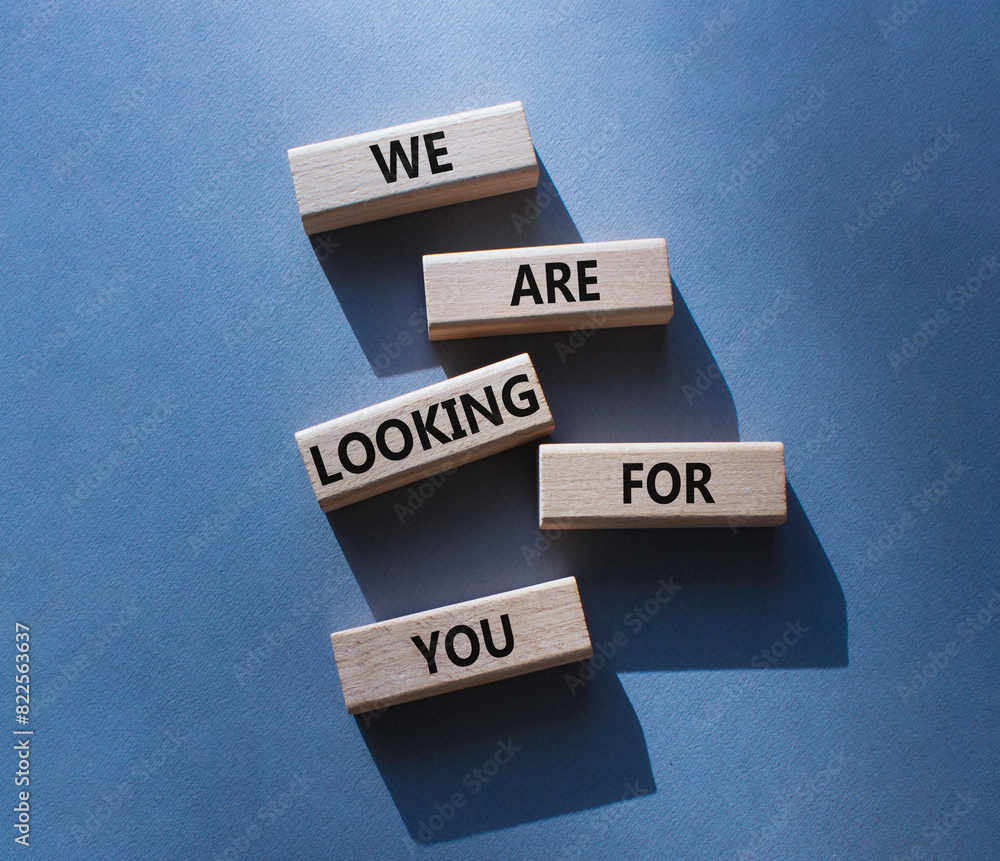 Tell us what you think symbol. Wooden blocks with words Tell us what ...