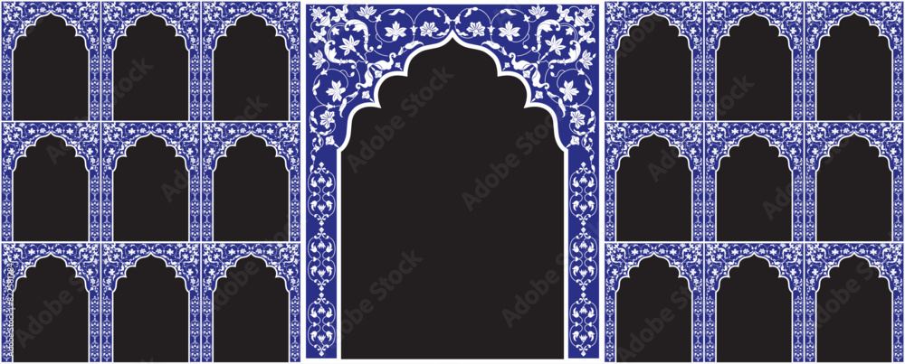 Set of windows Beautiful Arch small and Big Design with Indian ...