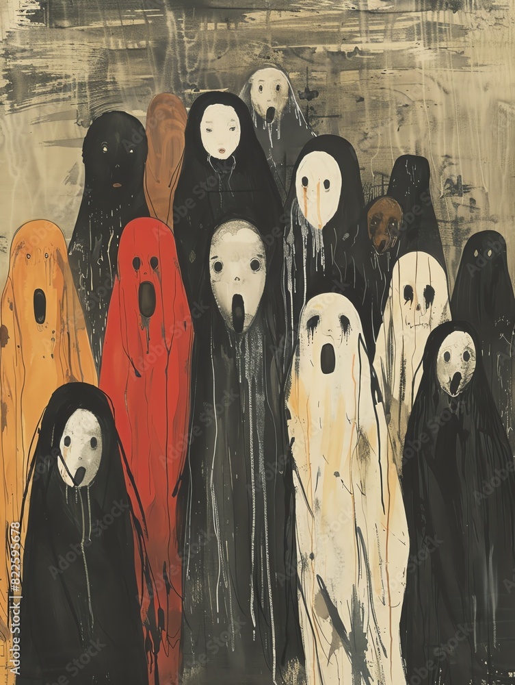 Nopperabo Japanese Show Nopperabo, faceless ghosts, appearing human ...