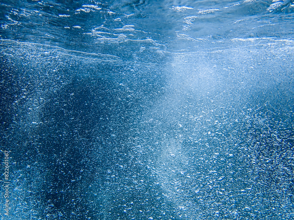 bubbles, bubbles undersea, undersea, green water, underwater, crystal ...