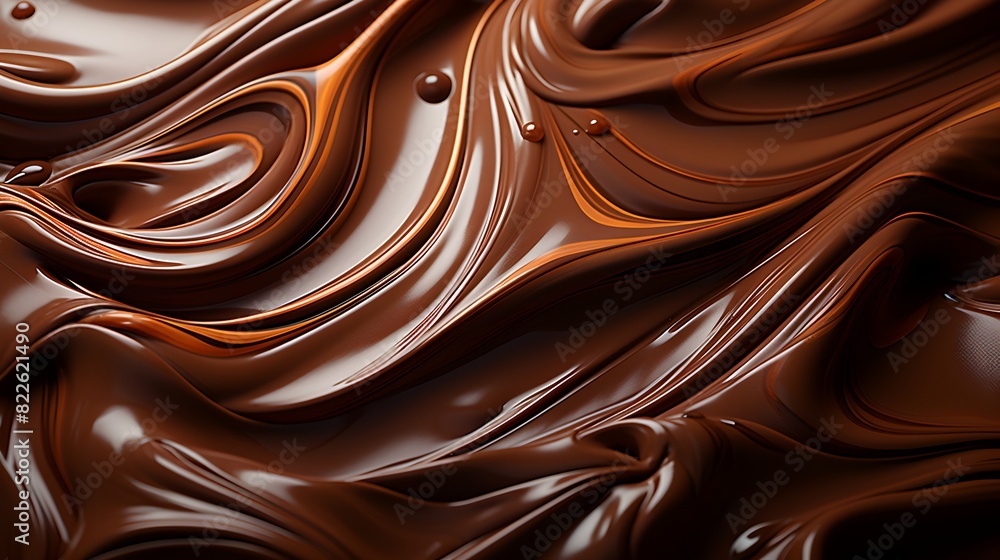 Melting dark chocolate texture with glossy finish - realistic texture ...