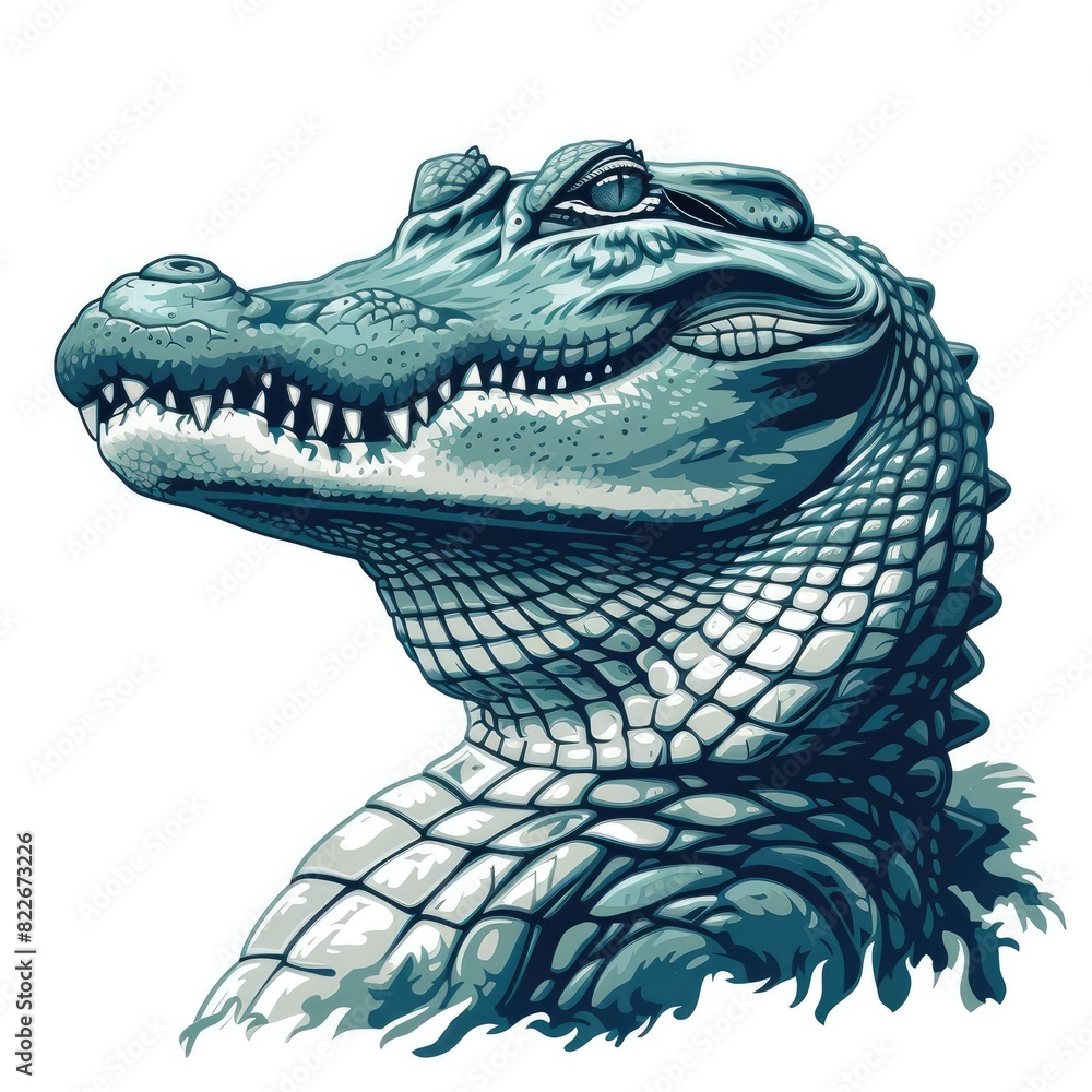 Alligator Gator Croc Crocodile Animal Logo, Sports Team Mascot Design ...