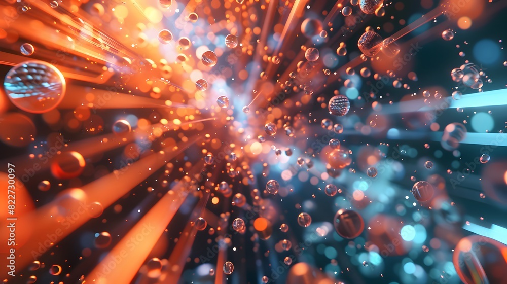 Abstract background with different visual effects and color gradients ...