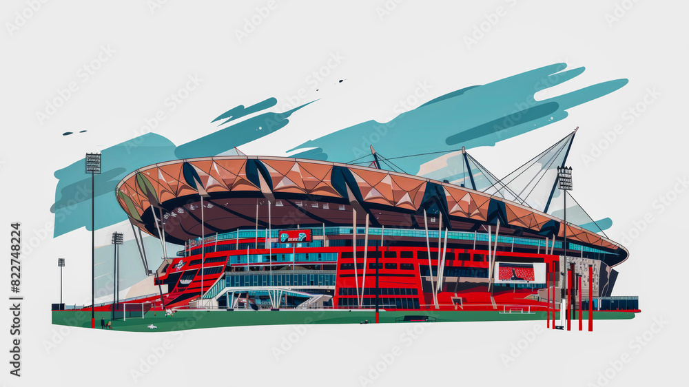 Architecture, London football stadium, suitable for football or cricket ...