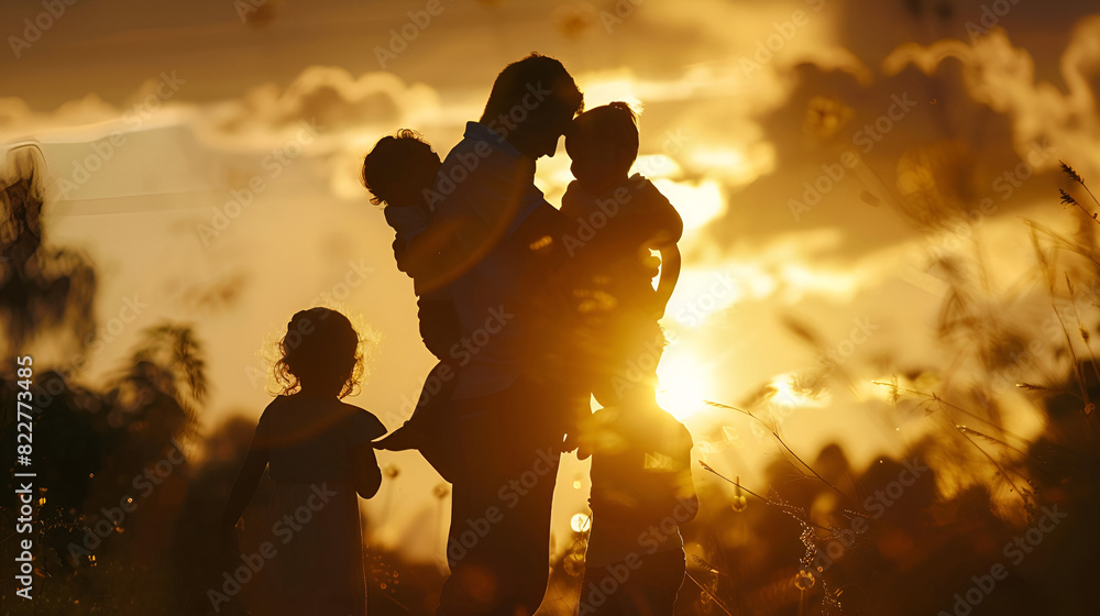 demostración de amor de un padre a sus hijos en su dia del padre amor ...