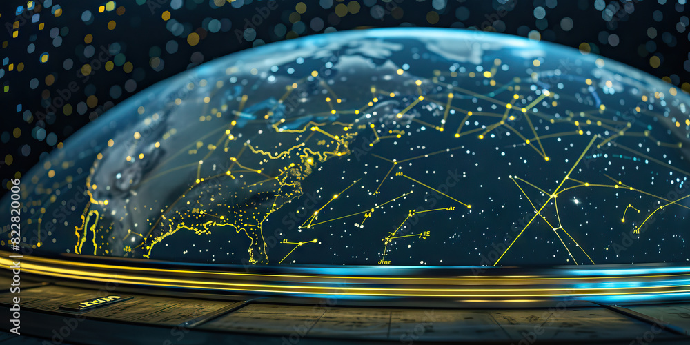 The Celestial Atlas of the Night Sky: A map of the constellations ...