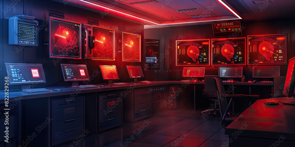 Ruby Network Security Operations Center: Displaying a high-security ...