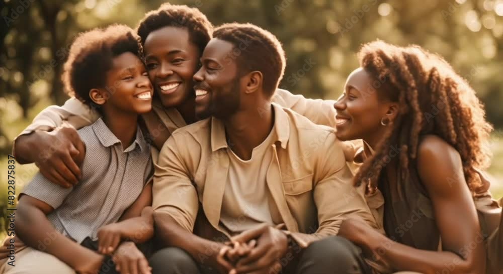 Reunion of Black Mates Together with Smiling and Taking Each Other ...