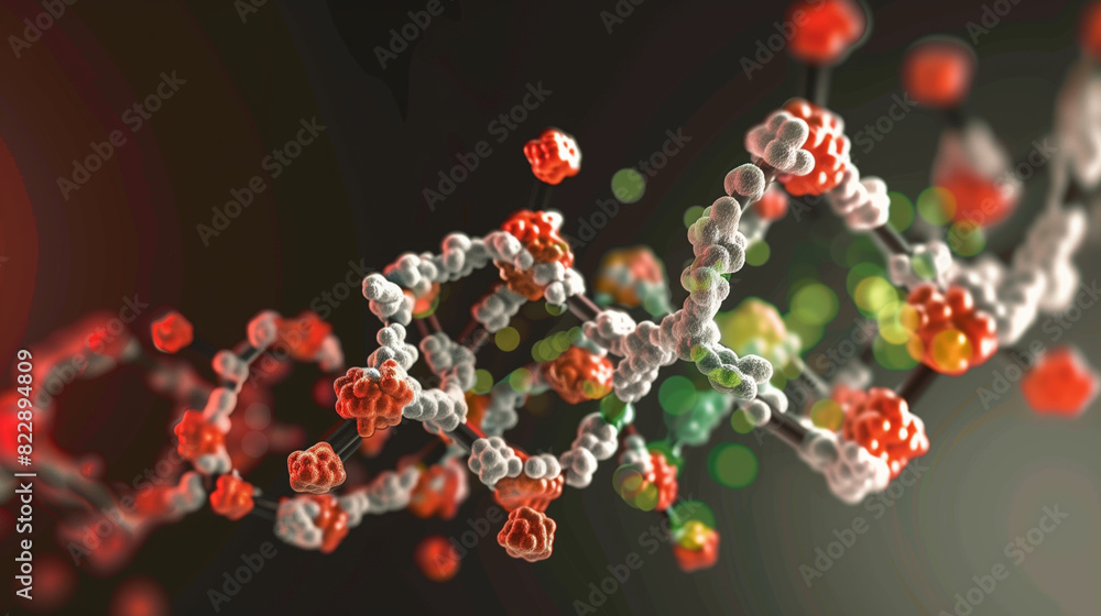 Biomedical Visualization: 3D Molecular Model Depicting Insulin's Role ...