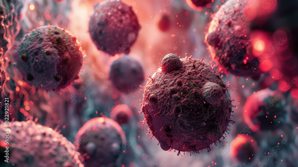 Detailed 3D Rendered Visualization: Acne Nodules and Cysts Below Skin ...