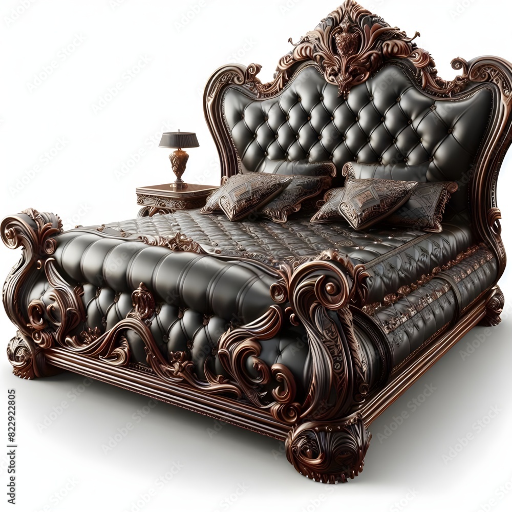 black sofabed,black sofa couch isolated on white or transparent ...