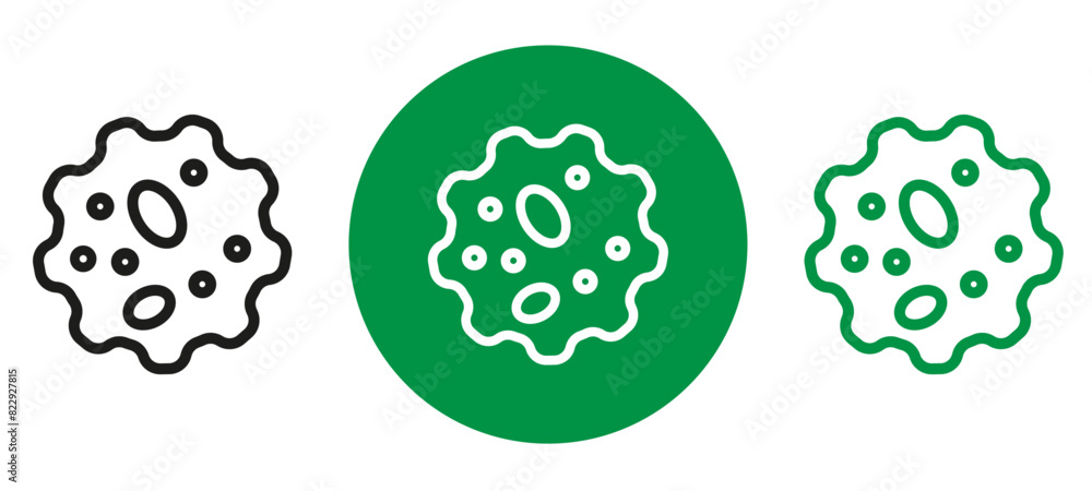 White blood cells icon sheet, White blood cell editable icons Stock ...