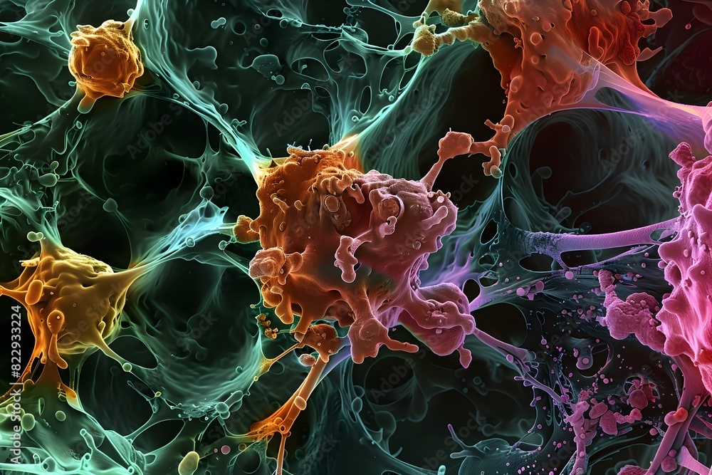 Captivating Microscopic Landscapes Intricate Structures of Deceased ...