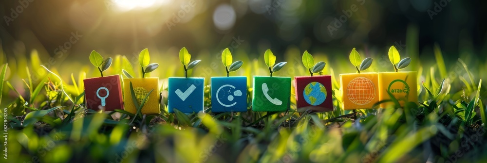 Sustainable development goals. SDGs. World Environment Day background ...