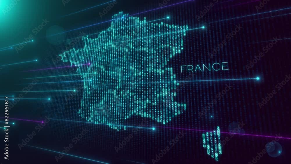 Abstract Futuristic Motion View Blue Violet Shiny Perspective Square ...