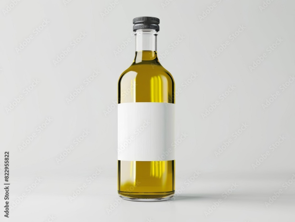 Bottle of Olive Oil A bottle of extra virgin olive oil, with the label ...