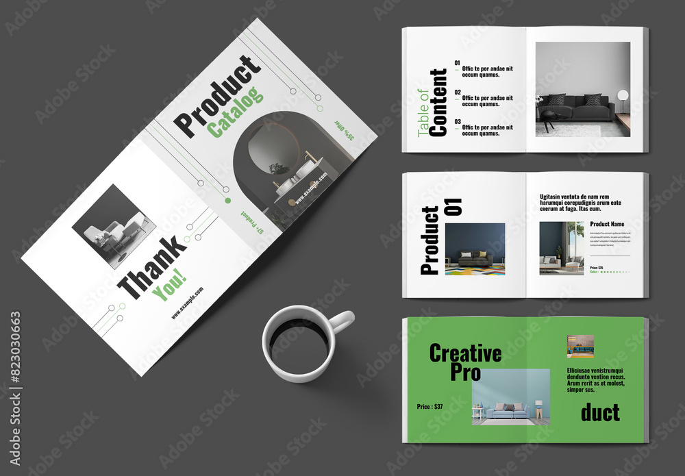 Product Catalog Layout Stock Template | Adobe Stock