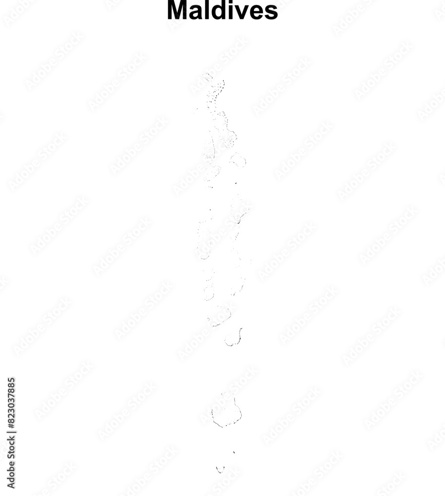 Maldives blank outline map design Stock Vector | Adobe Stock Maldives blank outline map design Stock Vector | Adobe Stock