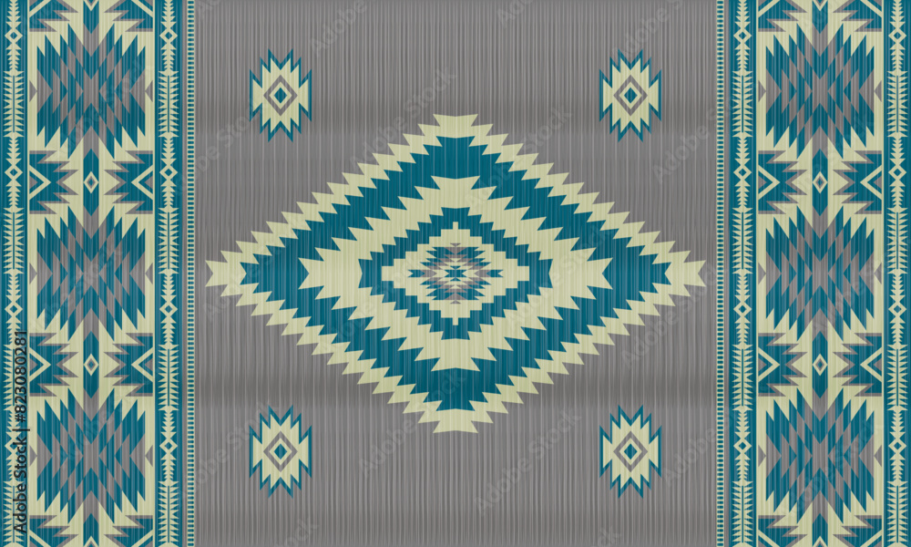 American tribal ethnic native pattern.Traditional Navajo,Aztec,Apache ...