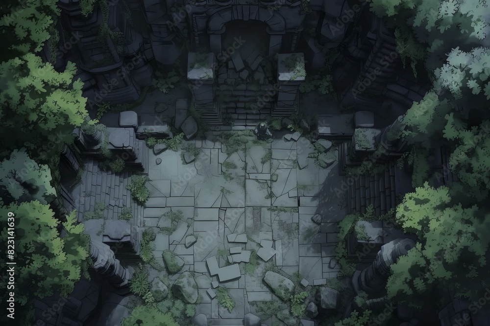 DnD Battlemap Crypt Entrance Battlemap : Intriguing crypt entrance ...