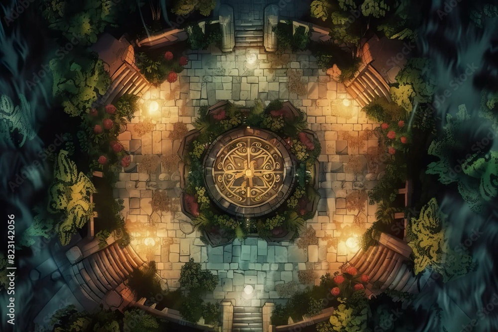 DnD Battlemap "Demons Altar Battlemap" - Detailed fantasy battlemap ...