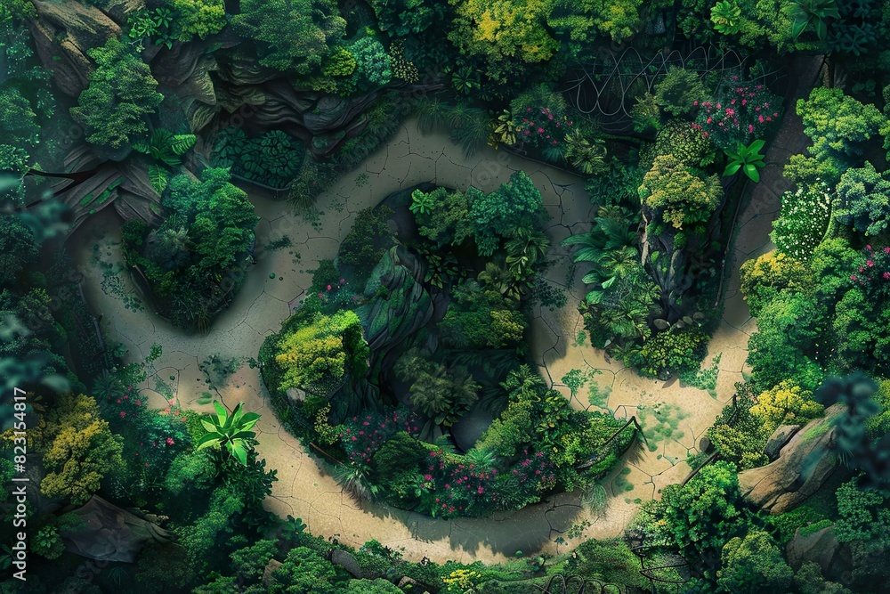 DnD Battlemap Battlemap for Serpents Den - A detailed map for intense ...