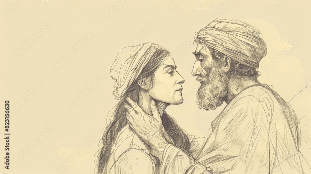 Daniel’s Intercessory Prayer for His People - Biblical Watercolor Art ...