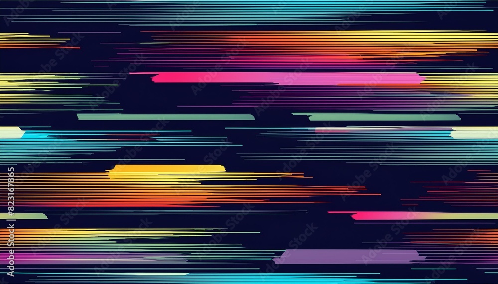 Seamless broken printer streaky faded lines color ink toner texture ...