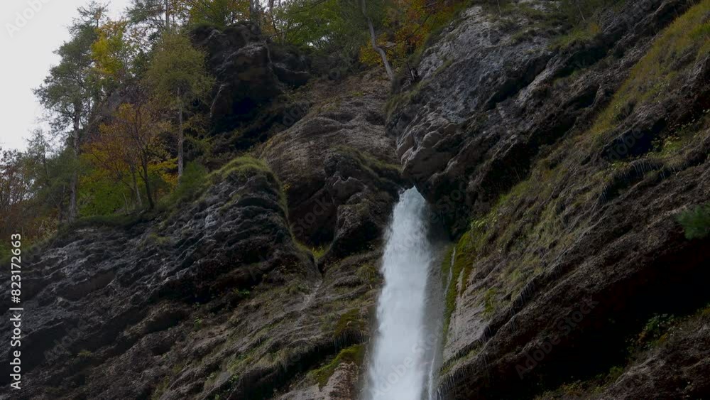 Pericnik Falls in Vrata Walley - Upper Section of The Big Waterfall in ...