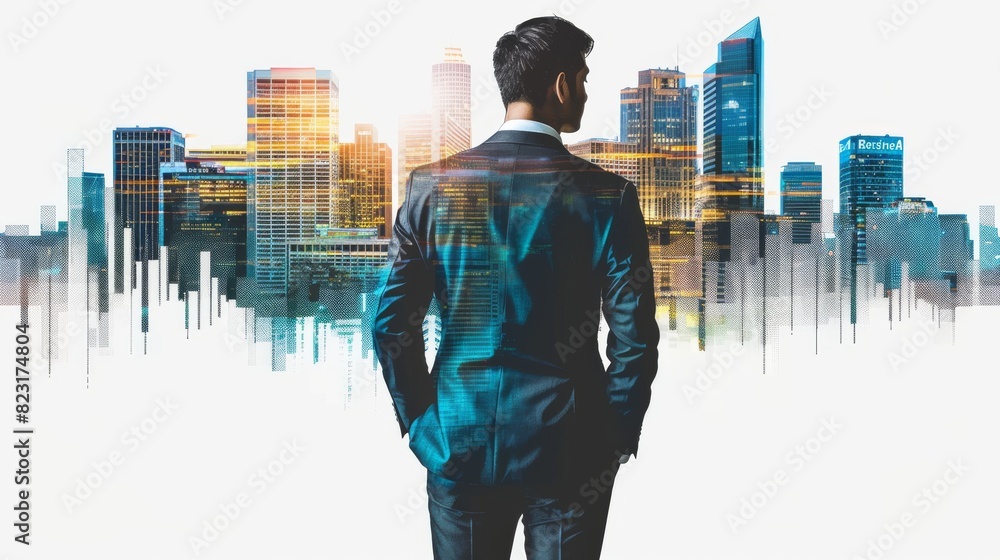 Transparent background, PNG business success element Stock Illustration ...