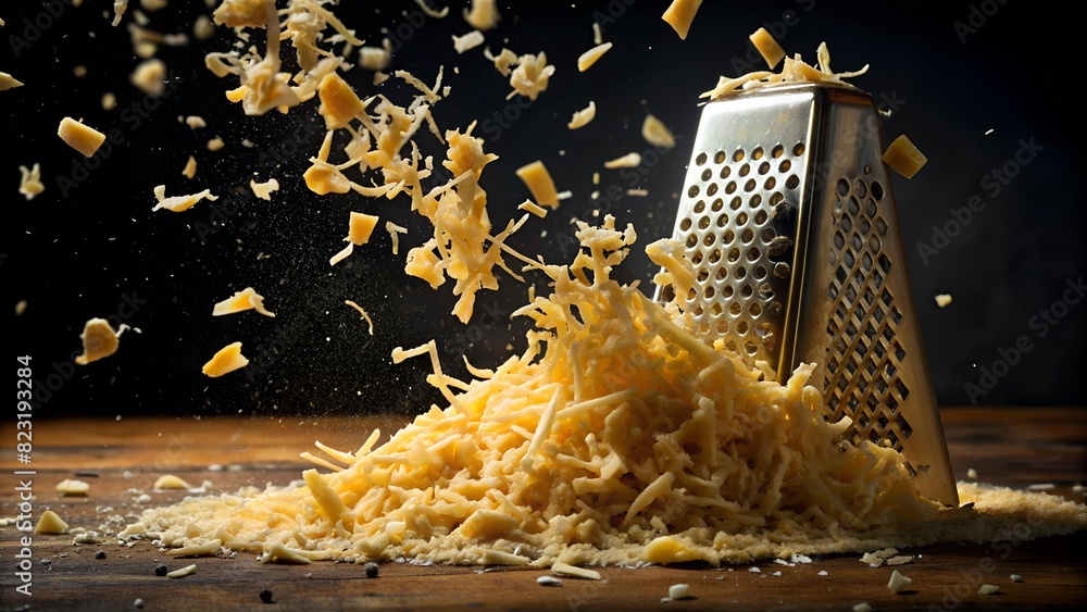 Grated Cheese Falling Images | Cheese Grating Photos Stock Photo ...