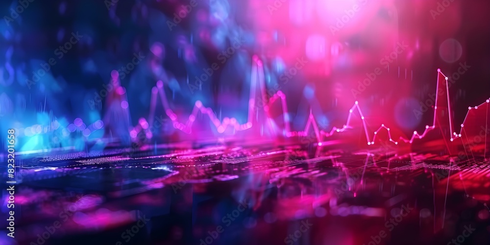 Creating intricate 4K data graphs with visually appealing elements for ...