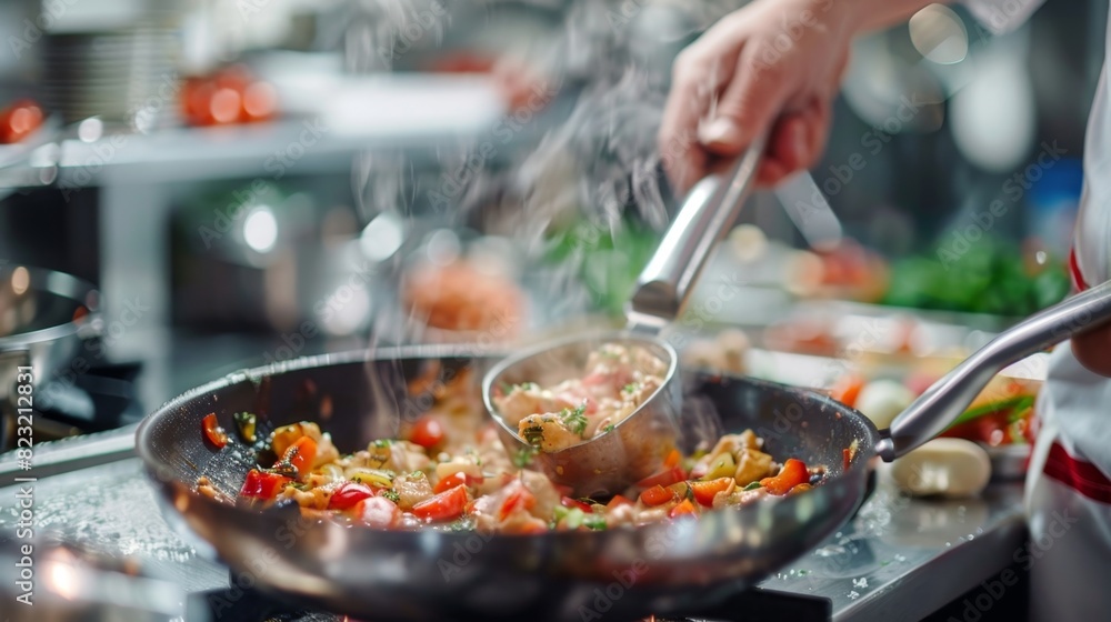 The cook can customize the interface to their desired language font ...