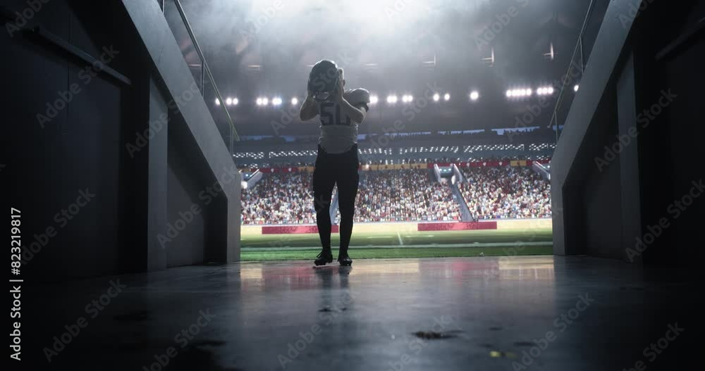 Cinematic Portrait of a Professional Footballer in White Uniform ...