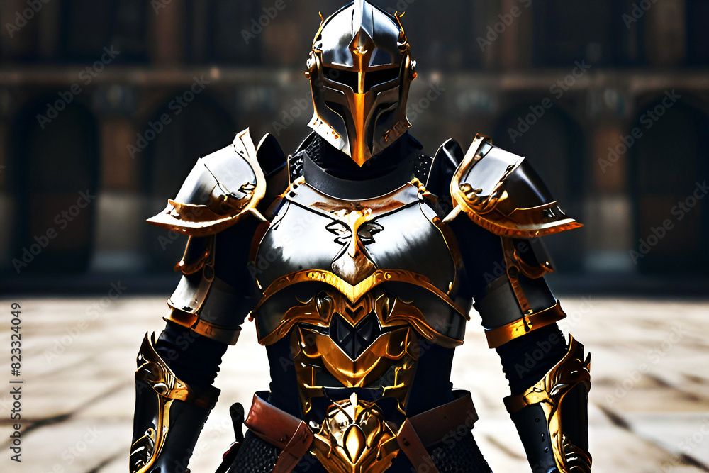 Armor, knight armor, battle armor That can be seen in movies, fantasy ...